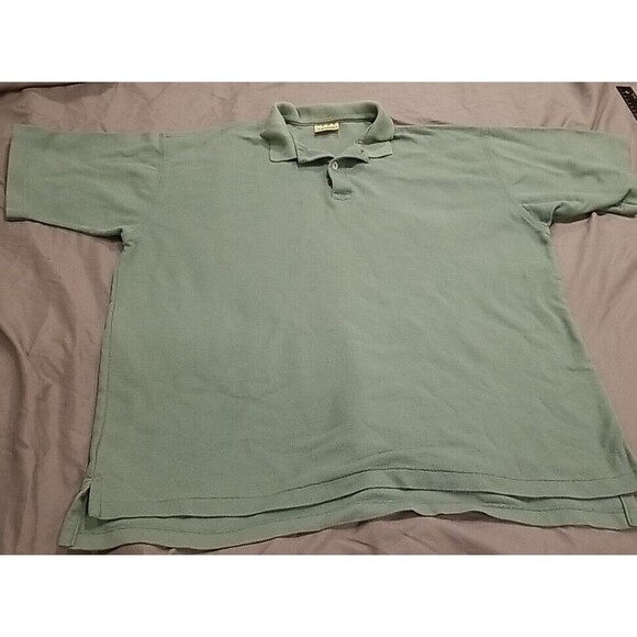 L.L. Bean | Shirts | Ll Bean Polo Shirt Mens Xl Green Cotton Short Sleeve Outdoors | Poshmark
